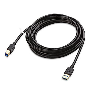 Cable Matters Long USB 3.0 Cable (USB 3 Cable, USB 3.0 A to B Cable) in Black 10 ft
