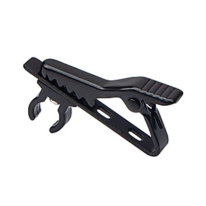 ALEKOR 6 Pieces Lavalier Microphone Metal Tie Clips, 6 Pieces Lapel Mic Windscreen Foam Covers and 6 Pieces Lav Mic Plastic Wire Clips