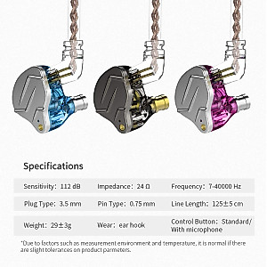 KZ ZSN Pro Metal Earphones 1BA+1DD Hybrid Technology HiFi Bass Earbuds in Ear Monitor Headphones Sport Noise Cancelling Headset(No mic，Grey)
