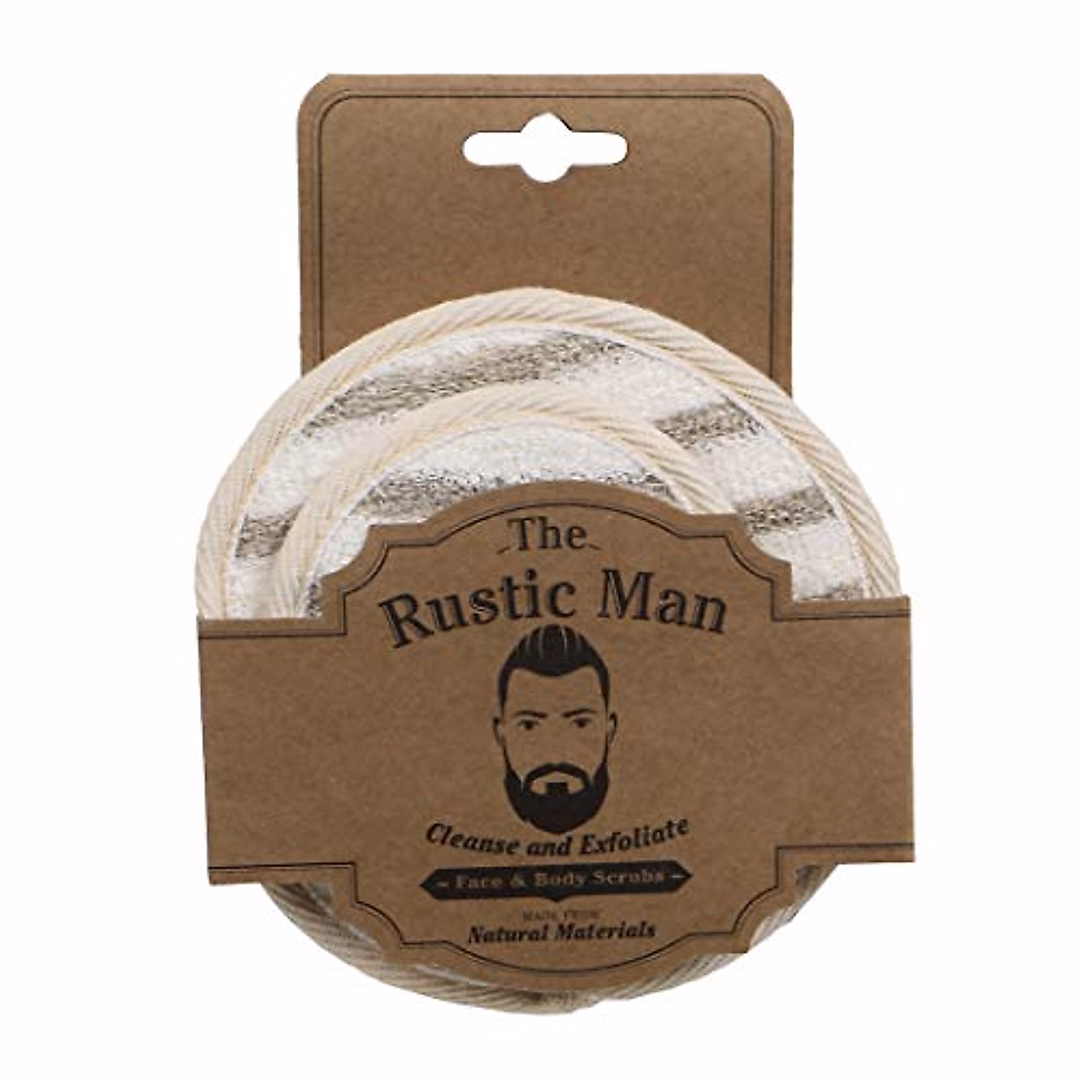 Evriholder The Rustic Man Face and Body Scrubs, Cream