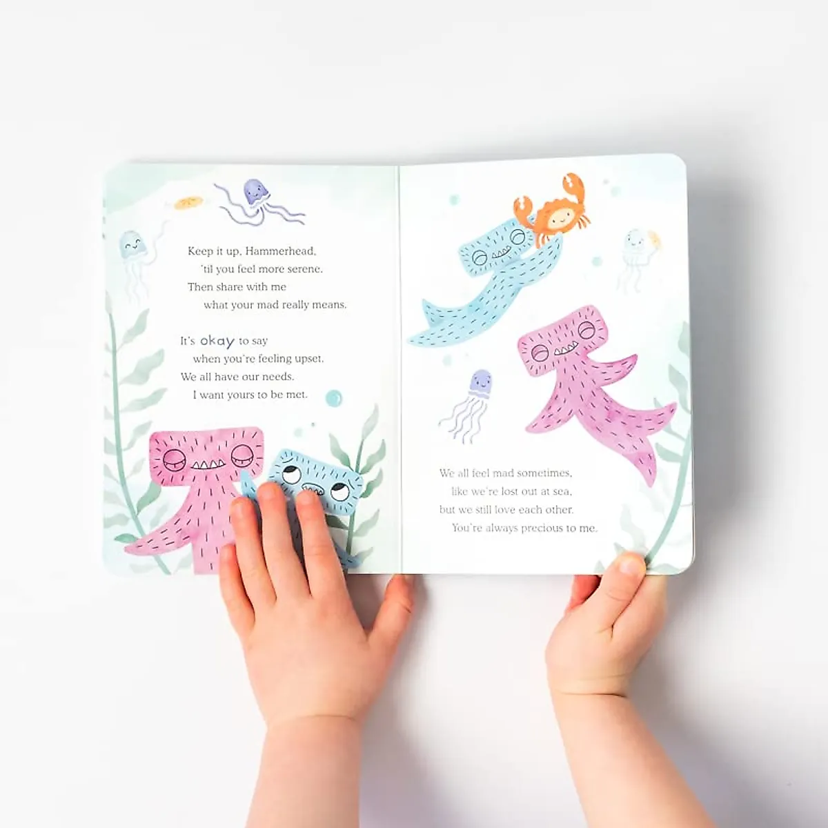 Slumberkins Hammerhead, Mad’s Not Bad: An Introduction to Conflict Resolution | Promotes Conflict Resolution | Social Emotional Tools for Ages 0+
