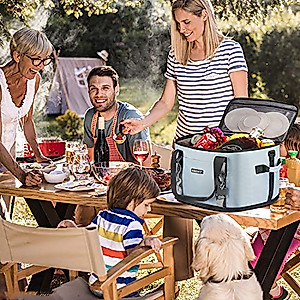 GARDRIT 16/30/60 Can Large Cooler Bag - Collapsible Insulated Lunch Box, Leakproof Cooler Bag Suitable for Camping, Picnic& Beach (39L)