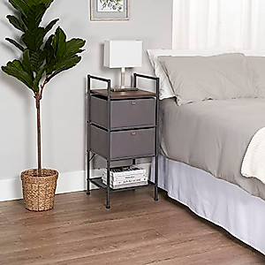 4-Tier Stackable Storage Tower With Drawers by Neatfreak! - Storage Cabinet With Drawers and Shelves For Clothes, Shoes & Accessories - Bedroom, Closet & Bathroom Organizer Tower