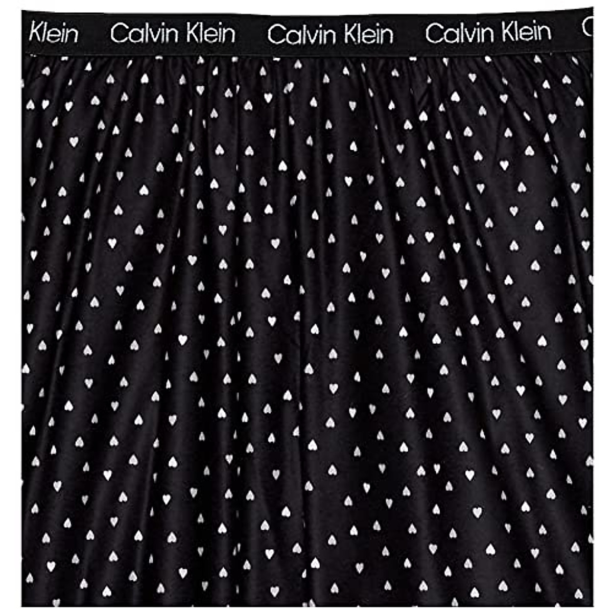Calvin Klein Girls' Super Soft Brushed Microfleece Pajama Pant, 2-Pack, Black Heart/Pink Plaid, S