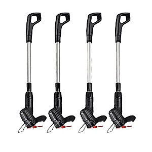 Cordless Lawn Mower 2000mAh Electric Lawn Mower Cordless Grass Hedge Trimmer Adjustable Handheld Mowing Machine Garden Power Tool with 18650 Battery