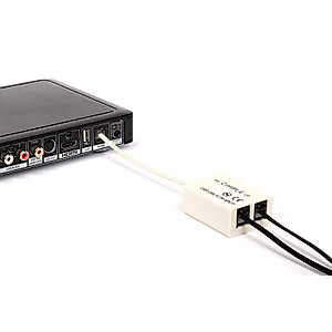 THE CIMPLE CO 2 Wire, 1 Line DSL Filter, with Built in Splitter - for Removing Noise and Other Problems from DSL Related Phone Lines