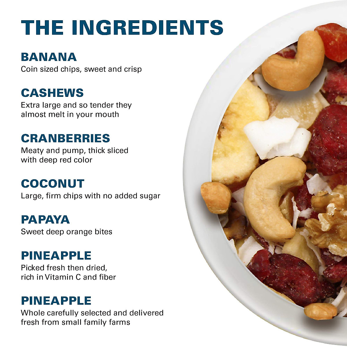 Power Up Premium Trail Mix - High Energy Trail Mix 14oz, Gluten Free, Vegan, Non-GMO