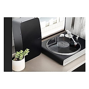 Victrola Stream Carbon Turntable - 33-1/3 & 45 RPM Vinyl Record Player, Works with Sonos Wirelessly, High Precision Cartridge, Semi-Automatic, Wi-Fi, RCA, Pre-Amp Out, Sleek & Stylish, Matte Finish