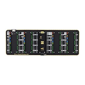Coolwell Quad GPIO Expander for Raspberry Pi Pico Board with Four Sets of Male Headers for Directly Connecting Expansion Modules,USB Power Input Connector