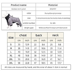 Windproof Warm Full Body Coat for Small Dogs Waterproof Small Dog Coats for Puppy Quality Puppy Winter Clothes Reflective Outdoor Snow Jacket