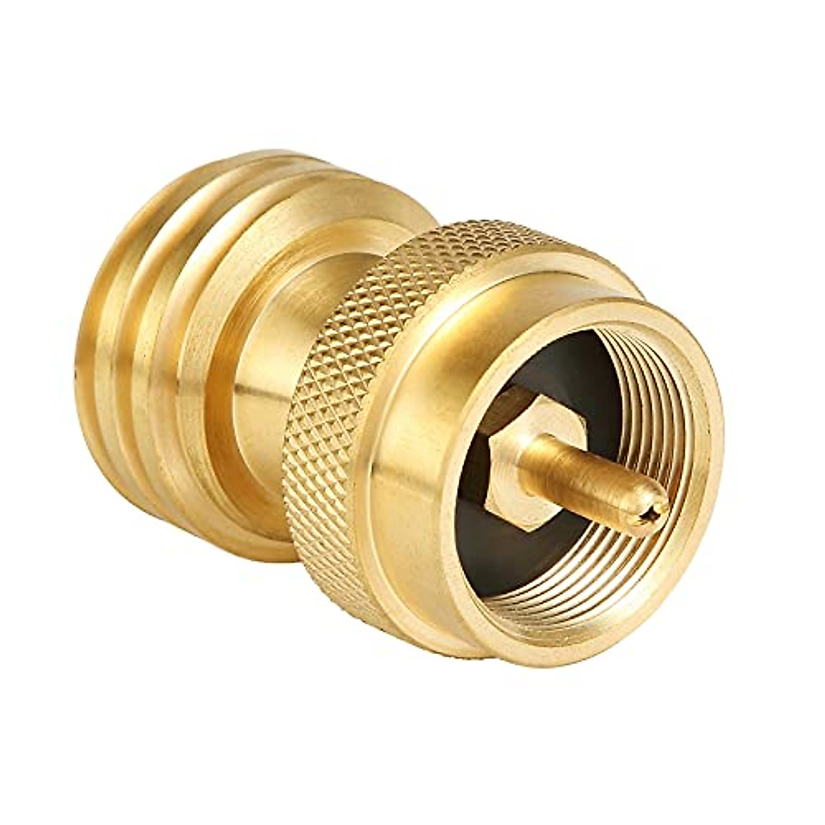 Propane Refill Adapter,1lb to 20lb Propane Tank Adapter for Disposable Throwaway Cylinder, Converter Universal 1 Pound / 16.4oz Disposable Small Bottle for Gas Grill and Propane Tree