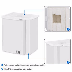 SubliPlus+ Waste Ink Pad Replacement Maintenance Box for EPSON Ecotank ET-2720 ET-2803 ET-2800 ET-2711 ET-4700 etc.