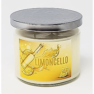 Limoncello Candle ~ 3 Wick Candle ~ All Natural Premium Soy and Coconut Wax ~ Highly Scented (14.5oz 3 Wick)