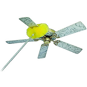 Estilo Ceiling Fan Duster - Long Ceiling Fan Cleaner Duster | Removable & Washable, Extendable up to 47” with Detachable Microfiber Head |Feather Dusters for Cleaning |Duster with Extension Pole