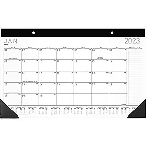 AT-A-GLANCE 2023 Desk Calendar, Desk Pad, 18" x 11", Compact, Monthly, Contemporary (SK14X00)