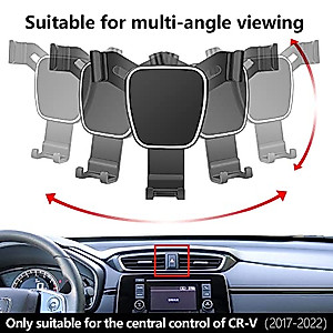 LUNQIN Car Phone Holder for 2017-2022 Honda CR-V CRV SUV Auto Accessories Navigation Bracket Interior Decoration Mobile Cell Phone Mount