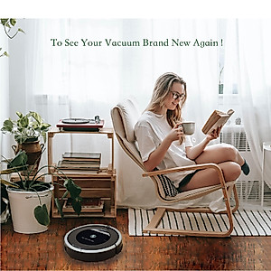 Replacement Parts Accessories Kit for iRobot Roomba 800 900 Series 850 805 860 861 866 870 871 880 890 960 980 981 985 Vacuum Cleaner, 1 Caster Wheel, Roller Brush,4 Side Brush, Filter