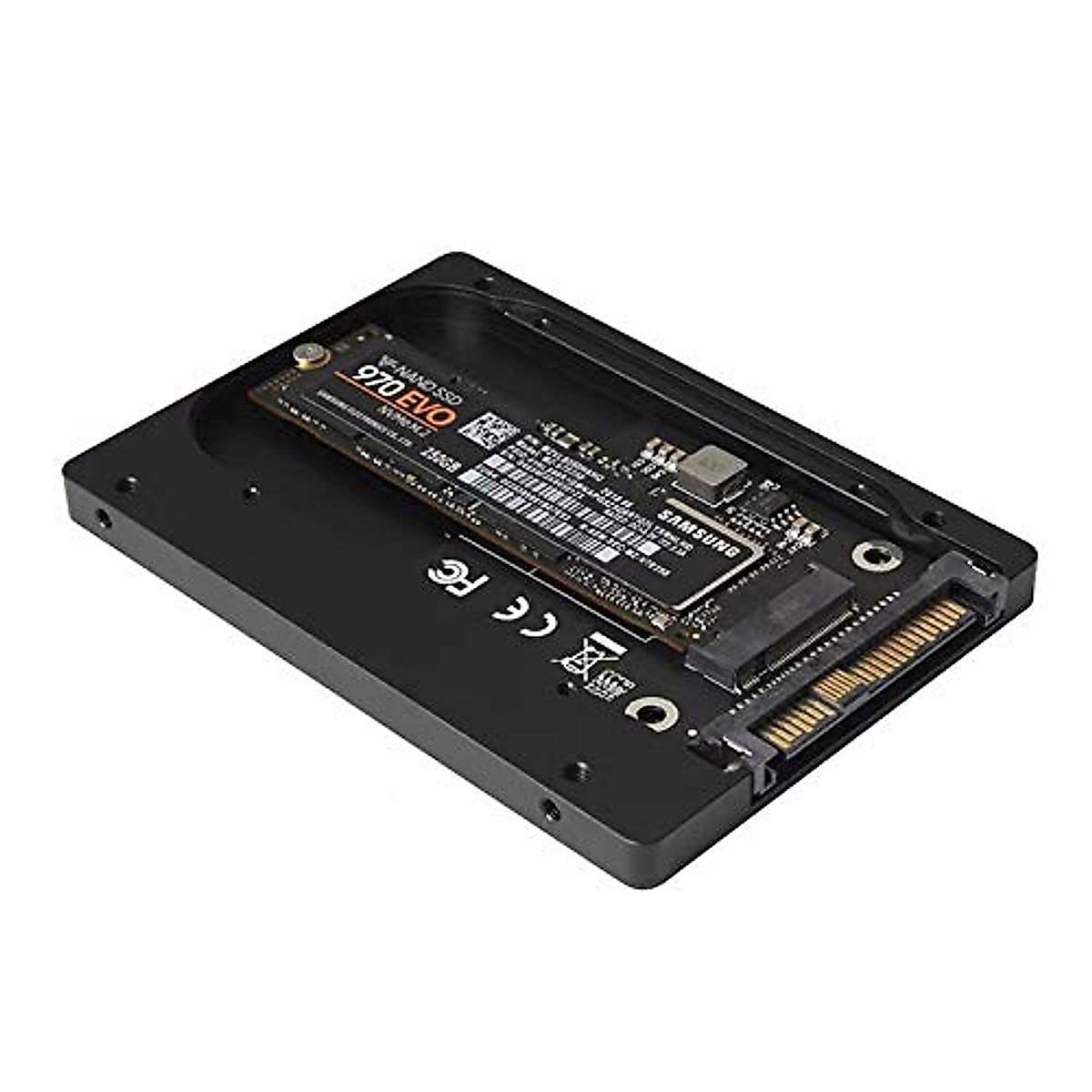 Mustpoint M.2 to U.2 Adapter - for M.2 PCIe NVMe SSDs - PCIe M.2 Drive to U.2 (SFF-8639) Host Adapter - M2 SSD Converter (U2M2E125)