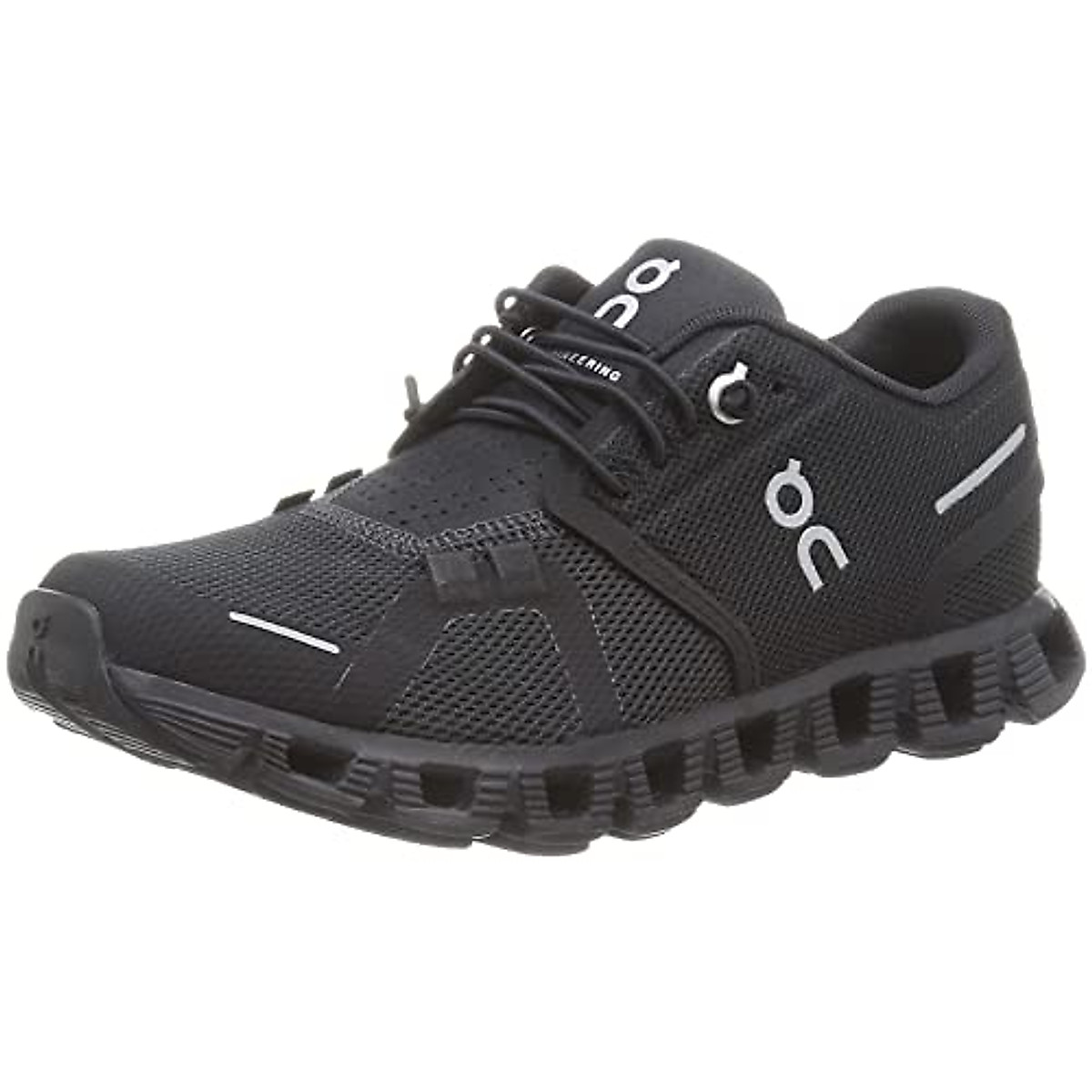 On Women's Cloud 5 Sneakers, All Black, 10