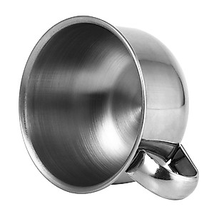 Shaving Bowl, Shaving Mug, Stainless Steel Soap Bowl, with Handle for Man for Shaving