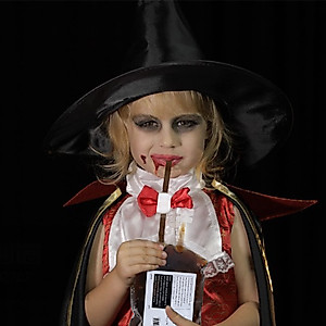 YNERHAI 30 Pack Fake IV Bags ,Reusable 13.5 FL Oz Blood Bags for Drinks,Halloween Vampire party supplies Drink Container with 30 Labels, 30Clips, 3 funnels, 1 Syringe