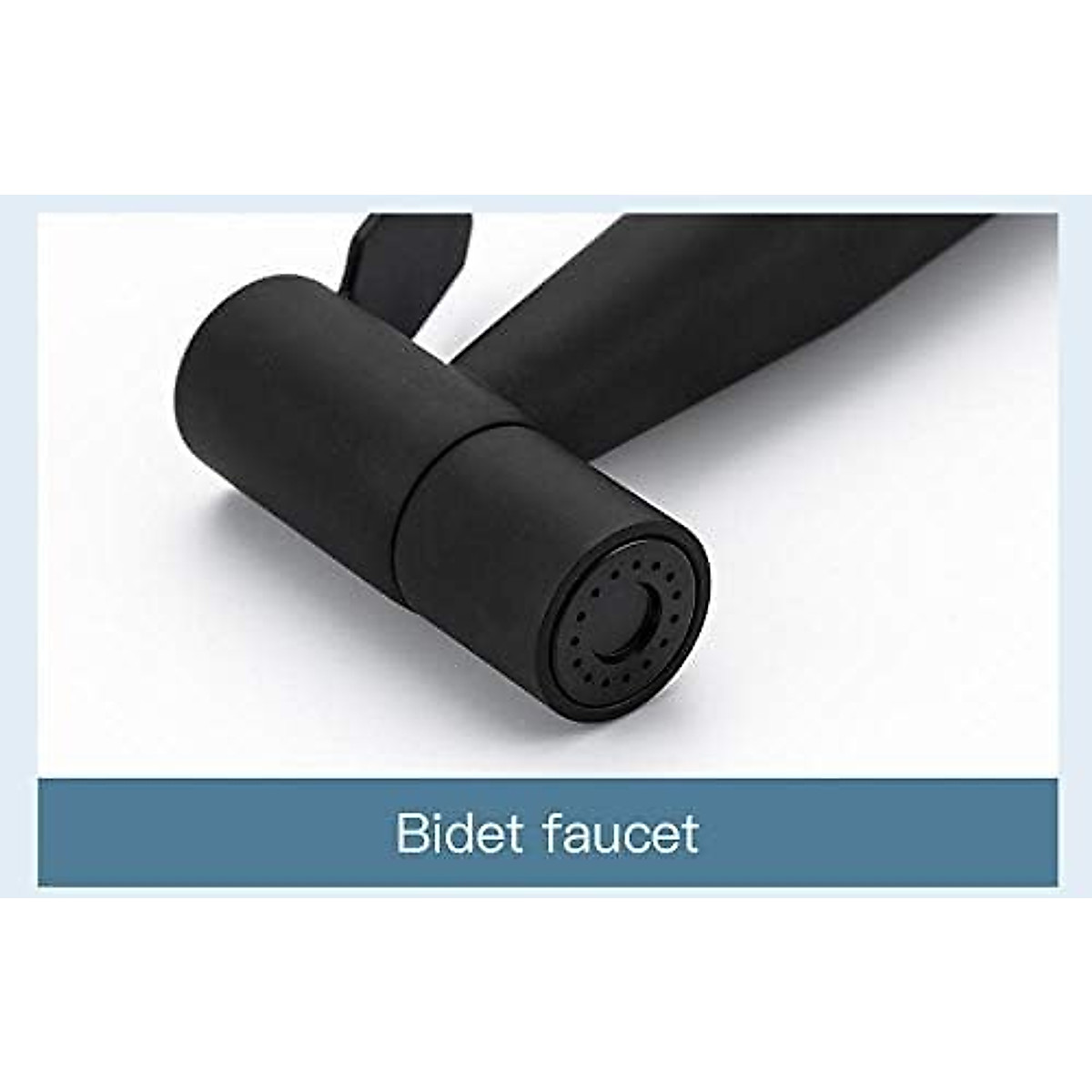 Kitchen Taps Black Bidet Toilet Sprayer Hygienic Shower Tap Bidets Bathroom Hand Shower Wall Mount Faucet Bathroom Accessories