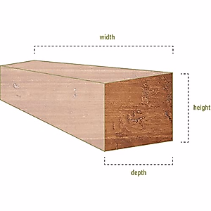 Ekena Millwork MANURS04X06X36PP Rough Sawn Faux Wood Fireplace Mantel, 4"H x 6"D x 36"W, Natural Pine