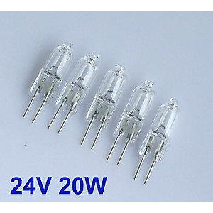 10x G4 24V 20W Light Bulb Replacement JC 2 Pin Base Halogen Kitchen Table Pendant Lamp 24 Volt 20W Warm White Landscape Desk Lighting