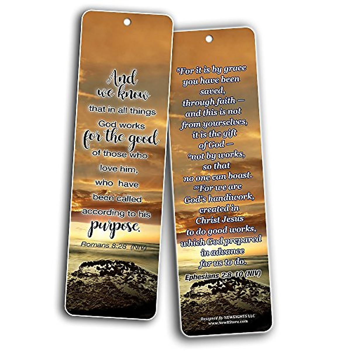 Most Highlighted Bible Scriptures Bookmarks Cards (60-Pack)- NIV Version - Christian Encouragement Gifts - Church Supplies - Stocking Stuffers for Easter Day Thanksgiving Christmas Birthday Everyday
