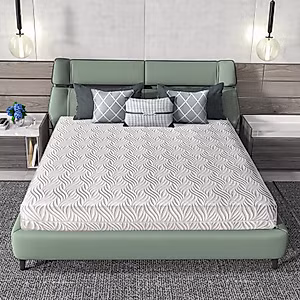 Twin/Full/Queen/King Size Mattress, 10 Inch Hybrid Mattress In a Box, Cooling-Gel Memory Foam Mattress with Motion Isolating, Breathable Mattress for Cooler Sleep Supportive & Pressure Relief, Full