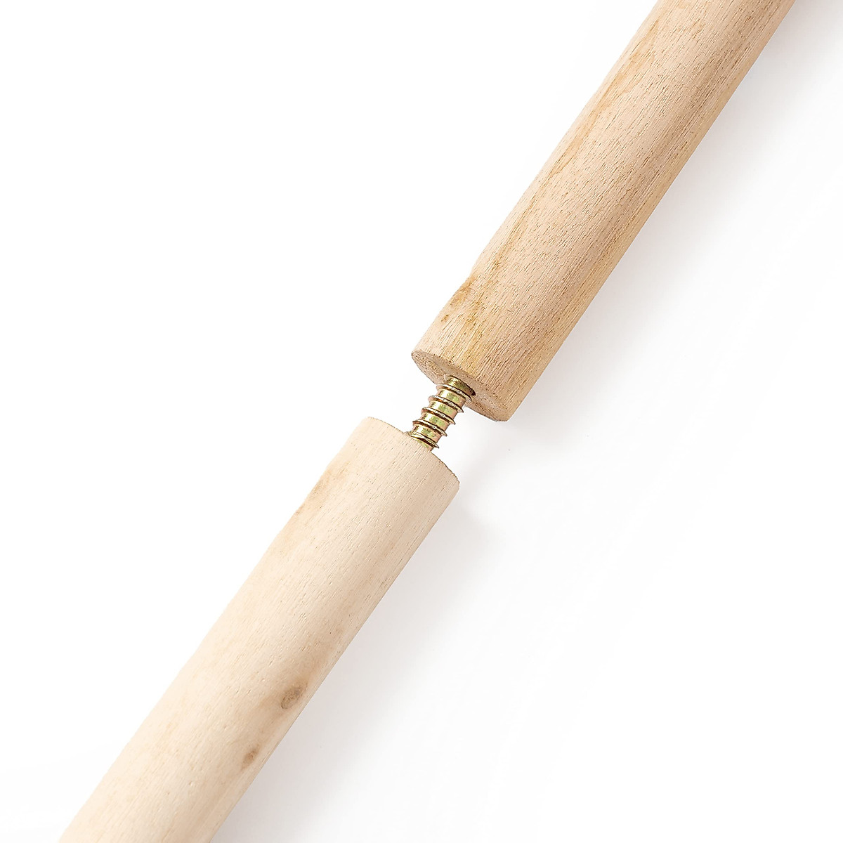 TTS Replacement Wood Handle, Durable Wood Broom Handle for Cleaning and Sweeping, Efficient Cleaning and Storage