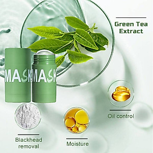 NKICAW Reetata Green Tea Deep Cleanse Mask, 2/4 Pcs Green tea mask stick, Reetata Green Tea Face Mask (2 pcs), 0.04 Ounce (Pack of 1)