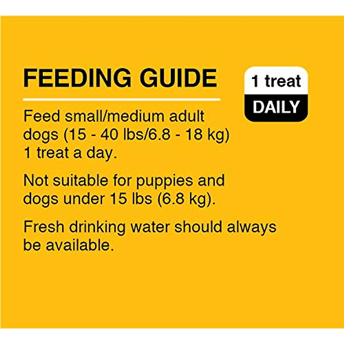 Pedigree Dry Food Dentastix Original Treats for Dogs, Small/Medium, 45 Count