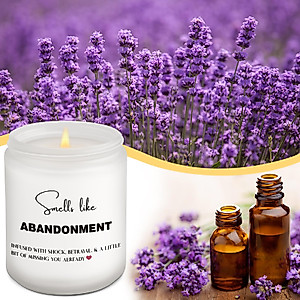 AWIZ Scented Candles - Moving Away Gifts for Friends, Neighbor, Coworker Leaving Gifts, Funny Retirement Gifts for Women, Men, Goodbye Gifts, Going Away, Farewell Gifts for Her, Him, Boss, Work Bestie