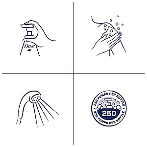 Dove Instant Foaming Body Wash with NutriumMoisture Technology Shea Butter with Warm Vanilla Effectively Washes Away Bacteria While Nourishing Your Skin 13.5 oz