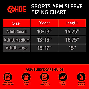HDE Arm Sleeves for Men Women, Compression Sleeve Arm UV Protection Basketball Baseball Football Pink - S