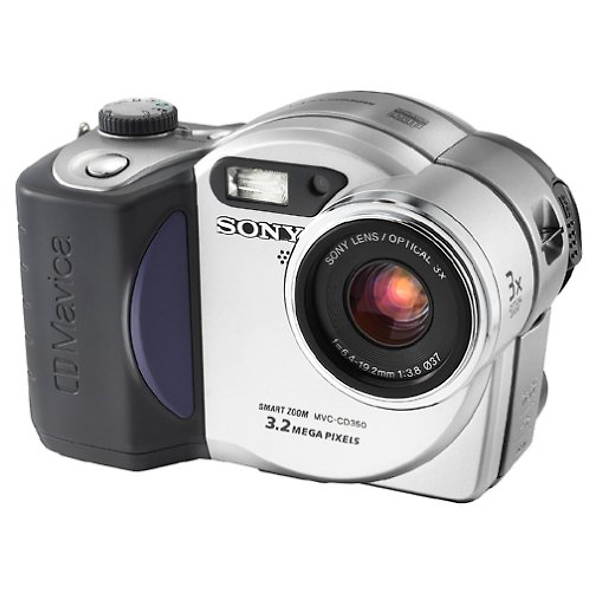 Sony MVCCD350 CD Mavica 3.2MP Digital Camera w/ 3x Optical Zoom