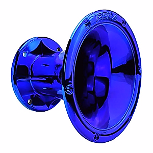PRV AUDIO 2 Inch Exit Horn Waveguide WGP14-50 BLUE CR for Bolt On Compression Drivers - UV Resistant Chrome Finish Driver Guide - Blue Chrome Color (Single)