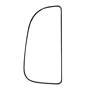 Dasbecan 68067731AA Left Driver Side Lower Tow Mirror Glass Compatible with Dodge Ram 1500 2500 3500 4500 5500 2009-2020 Non-Heated Convex Mirror with Holder Repalce CH1324125