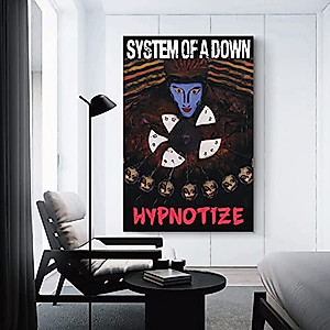 System of A Down Poster Hypnotize Album Music Poster Posters for Room Aesthetic Canvas Wall Art Bedroom Decor 12x18inch(30x45cm)