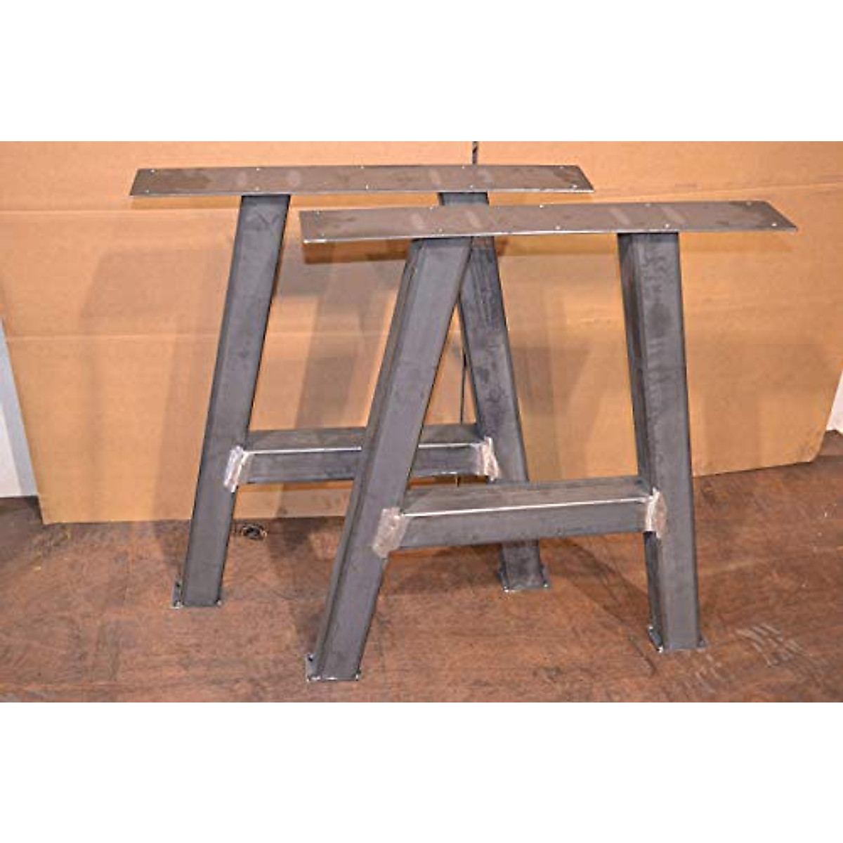 Metal Table Legs, A-Frame Style - Any Size and Color