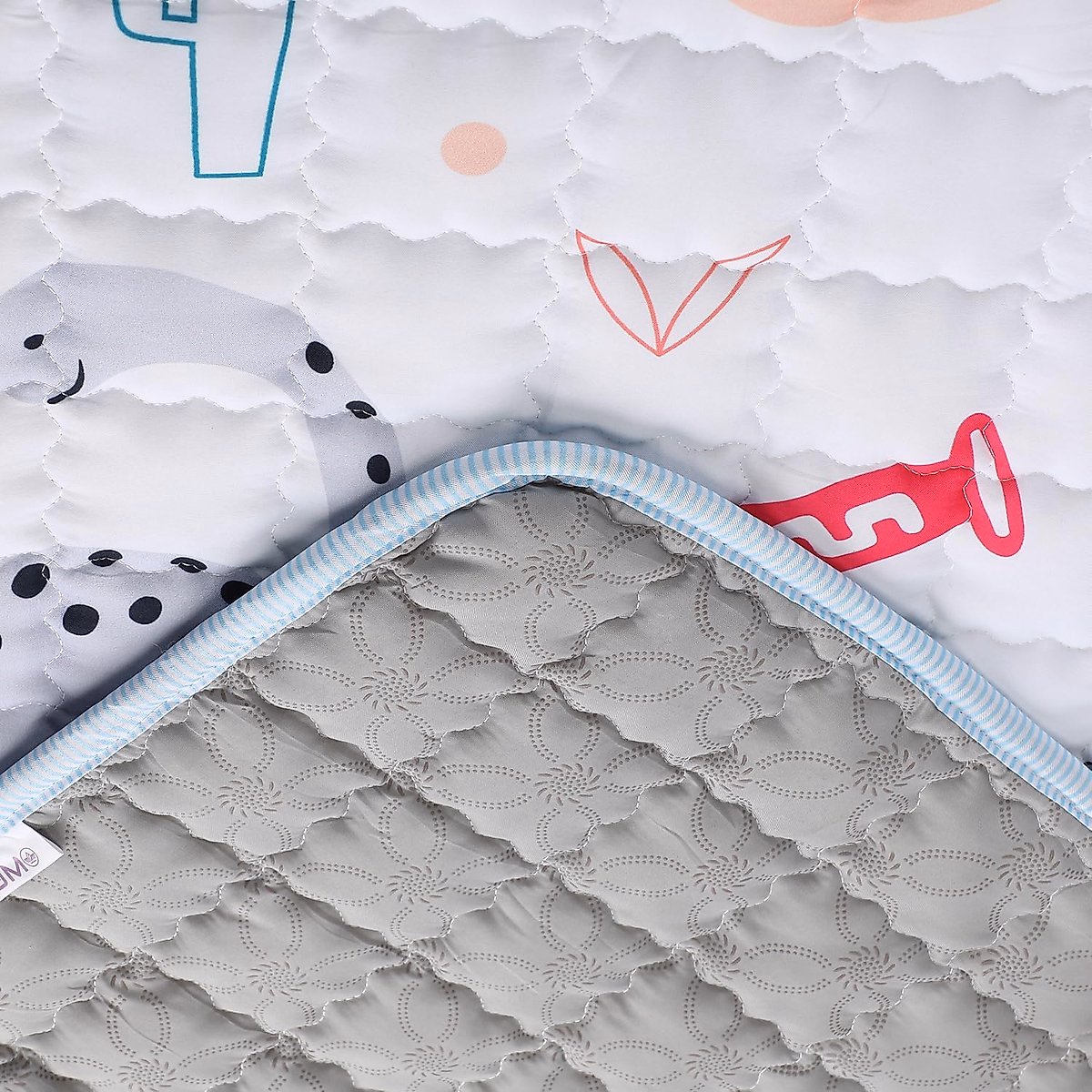 MEM Playpen Mat 71" X 59" Baby Play Mat, Thicken One-Piece Baby Crawling Mat, Non Slip Washable Play Mats for Floor, Cushioned Baby Playmat Floor Mat for Infants, Babies, Toddlers