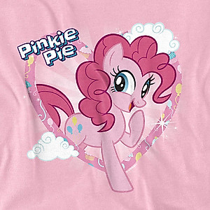 My Little Pony TV Pinkie Pie Unisex Adult T Shirt for Men and Women, Pink, 2X-Large
