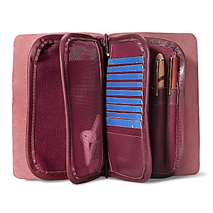 ZUOYOUZ Wallet Women Genuine Leather RFID Blocking Credit Card Holder Bifold Clutch Wallets for Women