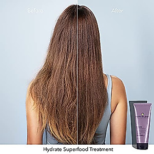 Pureology Hydrate Superfood Treatment | For Dry, Color-Treated Hair | Deeply Hydrating Treatment Mask | Silicone-Free | Vegan | Updated Packaging | 6.8 Fl. Oz