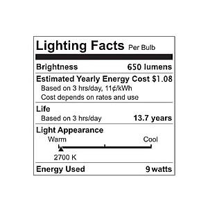 GE LED BR30 Indoor Floodlight Bulb (8 Pack) - Energy Star Certified, Soft White, 10W