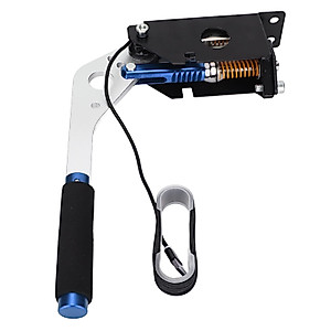 USB Handbrake, USB PC Game Handbrake Adjustable Game Handbrake, for SIM Racing Games, Support for G27 G25 G29 T500 T300(Blue)
