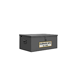Durham Welders Box, Jobsite Box, 3.3 cu. ft, 14 Gauge Steel, 30-11/16 x 17-3/8 x 12-3/16, Gray (JSCWB-163012-94T-D719)