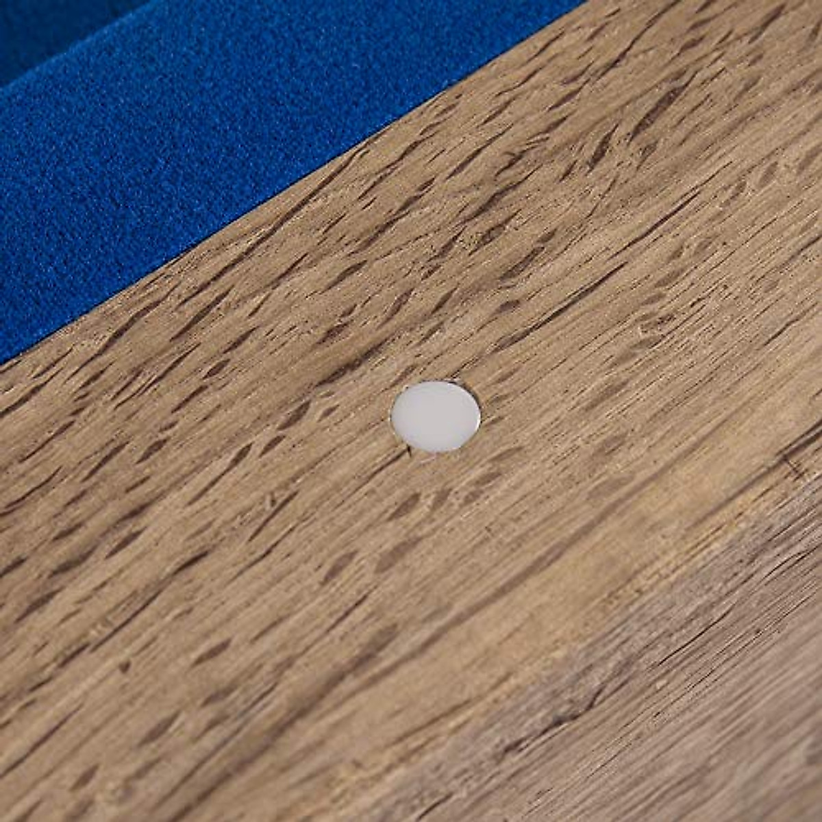 American Legend Kirkwood 84” Billiard Table with Rustic Blond Finish, K-Shaped Legs and Royal Blue Cloth