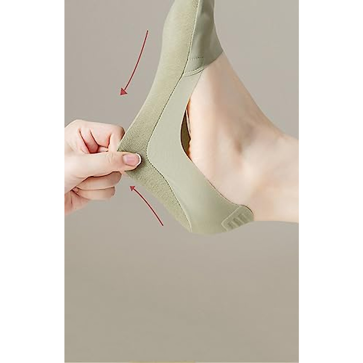 Women No Show Socks Ultra Low Cut Liner Socks Ice Feeling socks Nonslip Liner Invisible Flat Boat Thin Socks 6/8 pairs (6 pairs nude)